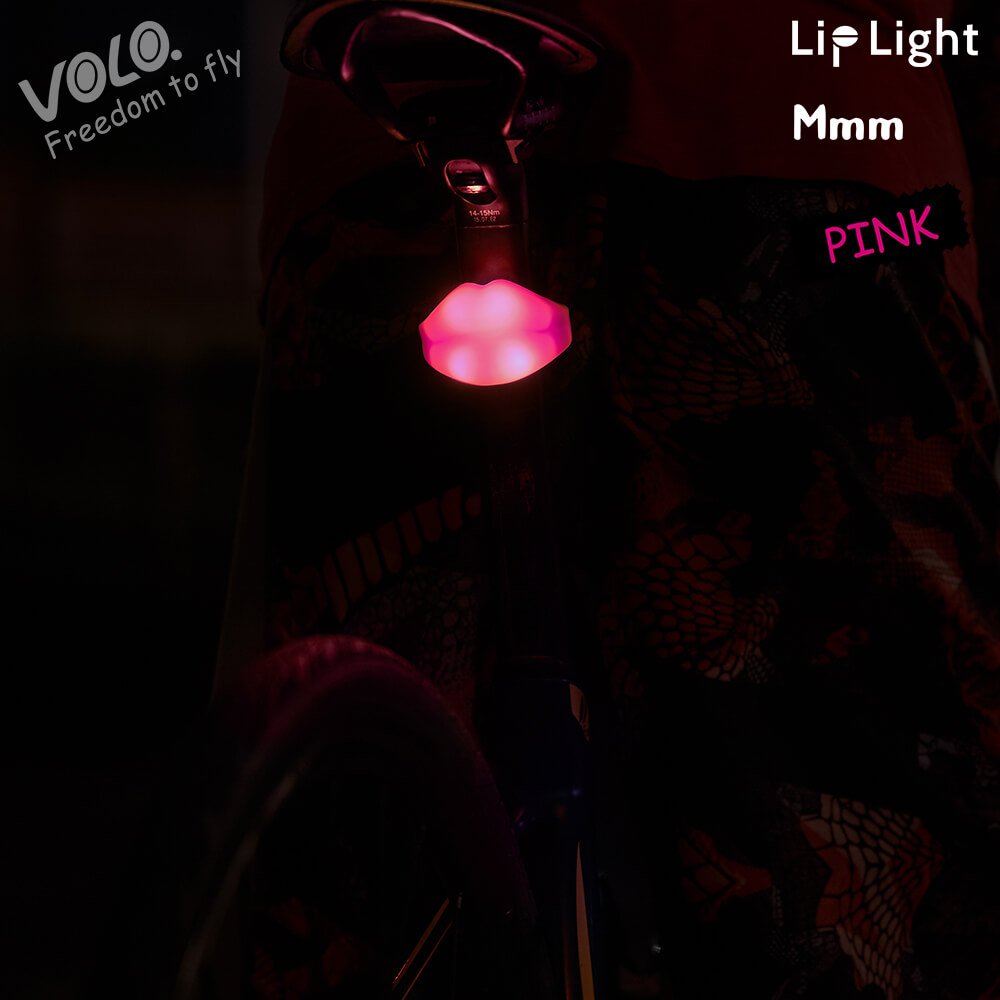 Lip Light Mmm Bike Tail Light (Pink) - Bicycle Front Lights, taillights ...